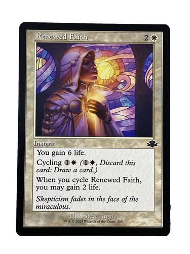 MTG Magic Renewed Faith Retro Frame 269 Card Instant Dominaria ...