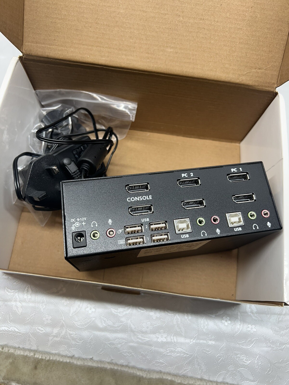 StarTech SV231DPDDUA2 2 Port DisplayPort Dual-monitor KVM Switch 4k 60 ...