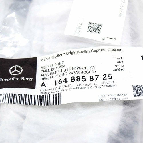 MERCEDES-BENZ GL X164 FRONT BUMPER LEFT BOTTOM TRIM A1648858725 NO DUTY ...