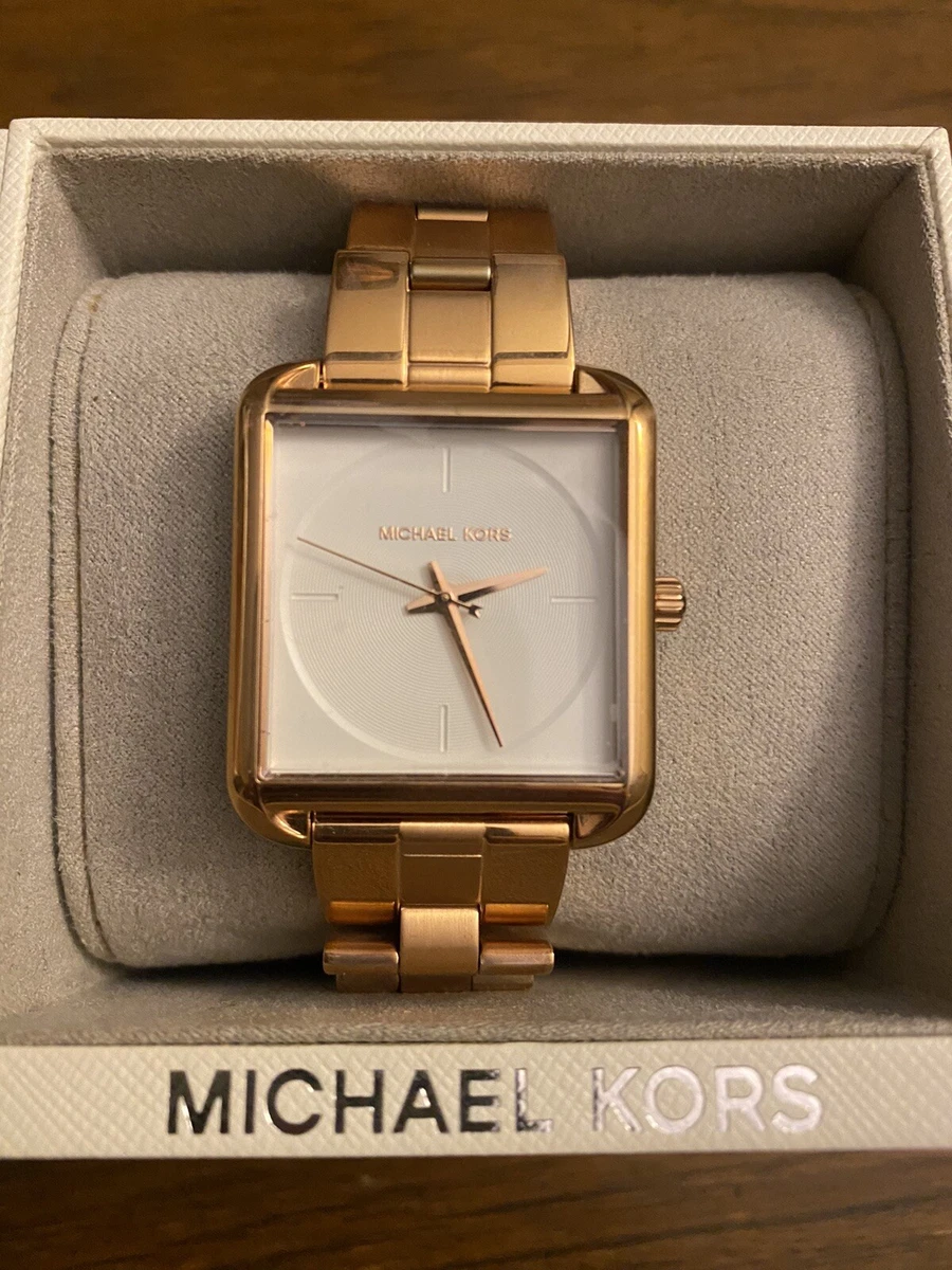Michael Kors Watches White And Rose Gold