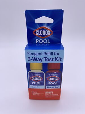 Clorox Pool & Spa Refill Solutions 3 Way Test Kit Ph Chlorine Bromine ...