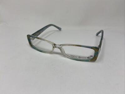 VALERIE SPENCER EYEWEAR 9287 AQUA MARBLE 53/15/135 FLEX HINGE ...