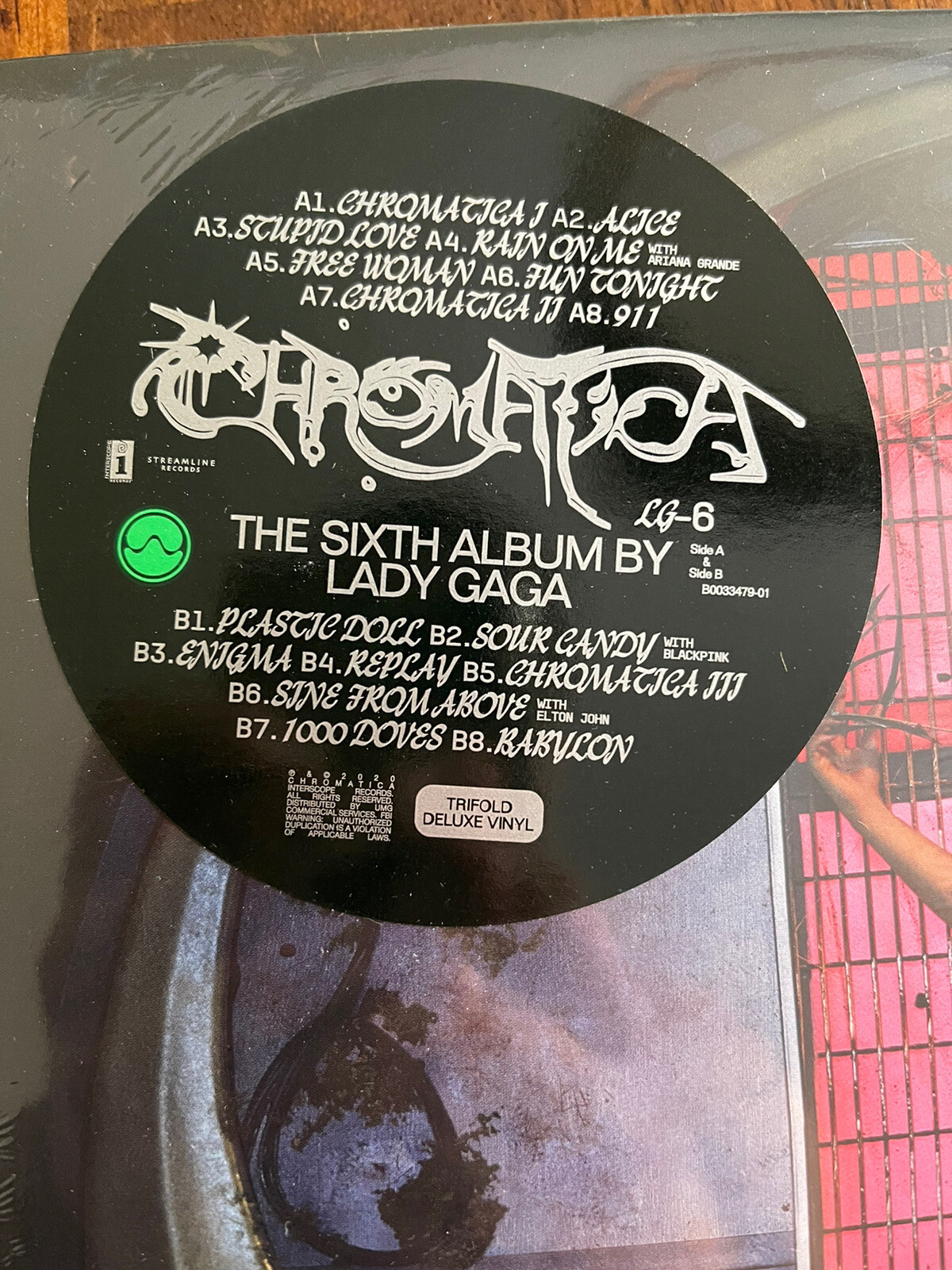 LADY GAGA CHROMATICA TRIFOLD VINYL IN HAND! LP RECORD 180g BLACK ...