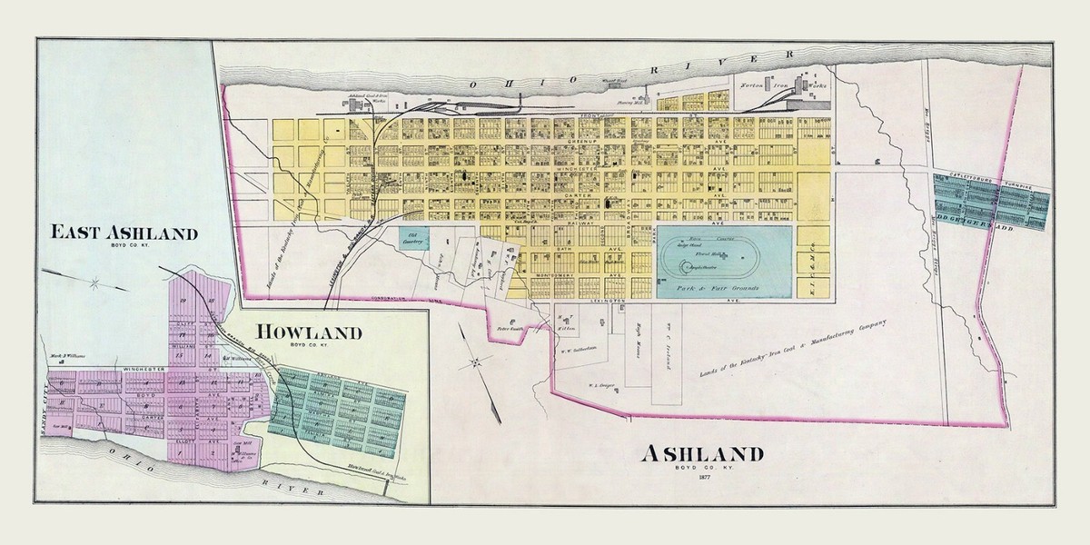 Ashland Kentucky Map Map Of Kentucky Our Beautiful Wall Art And Photo