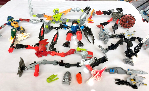 LOT Lego 7157 Bionicle Hero Factory Villain Thunder, Skrall, Toa Jovan ...