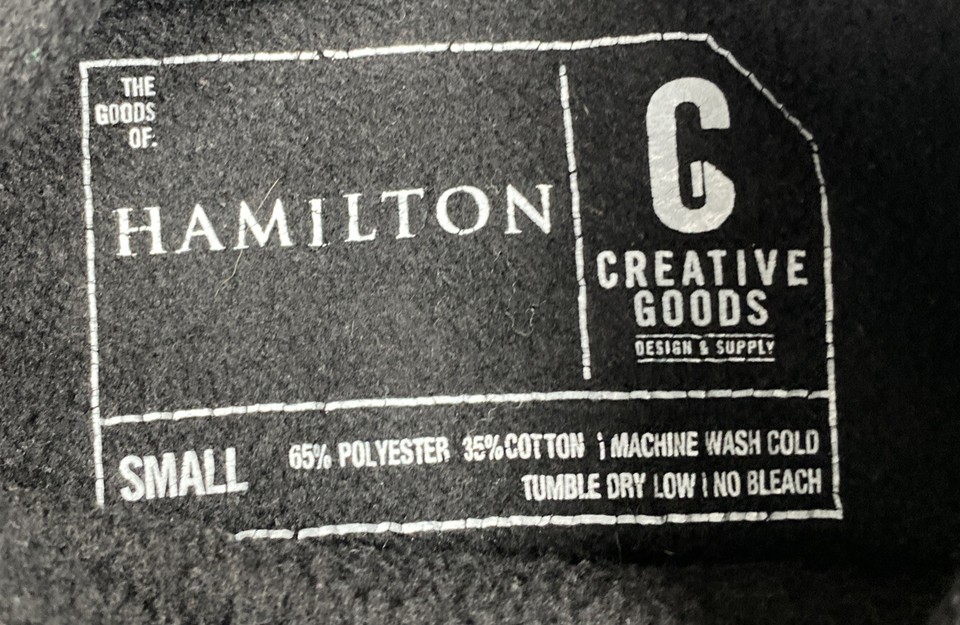Hamilton Rise Up Black Hoodie Sweatshirt Sweater Size Small Broadway | eBay