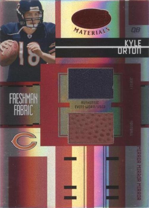 2005 Leaf Certified Materials - Freshman Fabric Kyle Orton #FF-214 ...