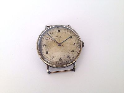 Vintage Rare ERAX Extra Oversize Swiss Mechanical WWII Military Men`s ...
