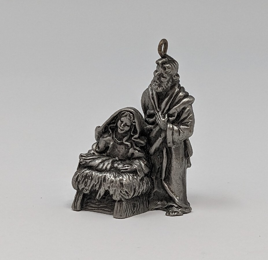 1998 Hallmark Ornament MINIATURE - The Nativity #1 - Jesus Mary Joseph ...