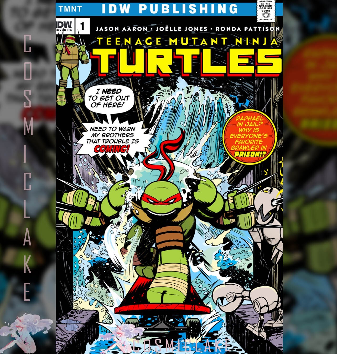 TMNT TEENAGE MUTANT NINJA TURTLES #1 RETRO D'ALFONSO LTD VARIANT ...