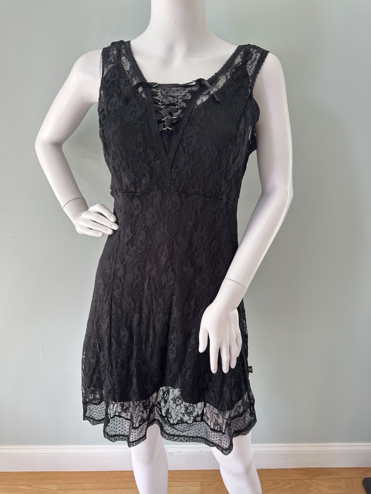 Royal Bones by Daang Goodman Goth Black Corset Dress … - Gem