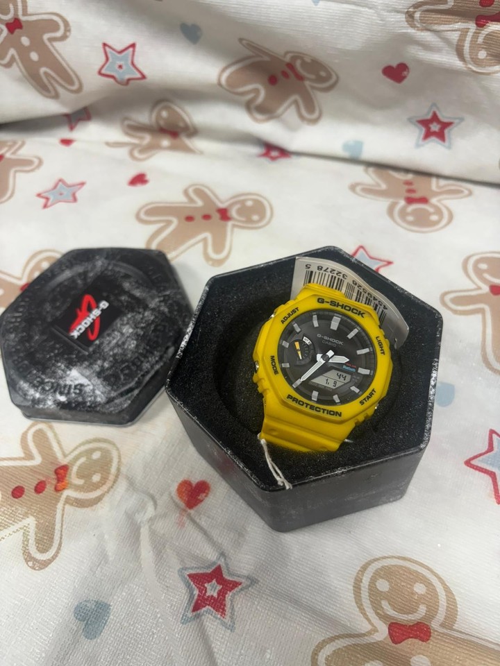 GSHOCK WATCH BOXED YELLOW | eBay UK