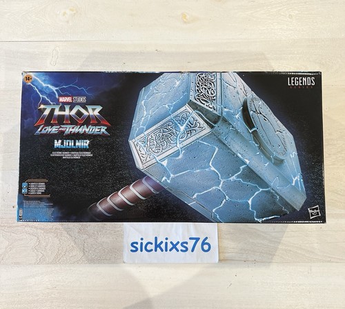 Hasbro Marvel Legends Series Thor Mjolnir Electronic Hammer + Lights ...