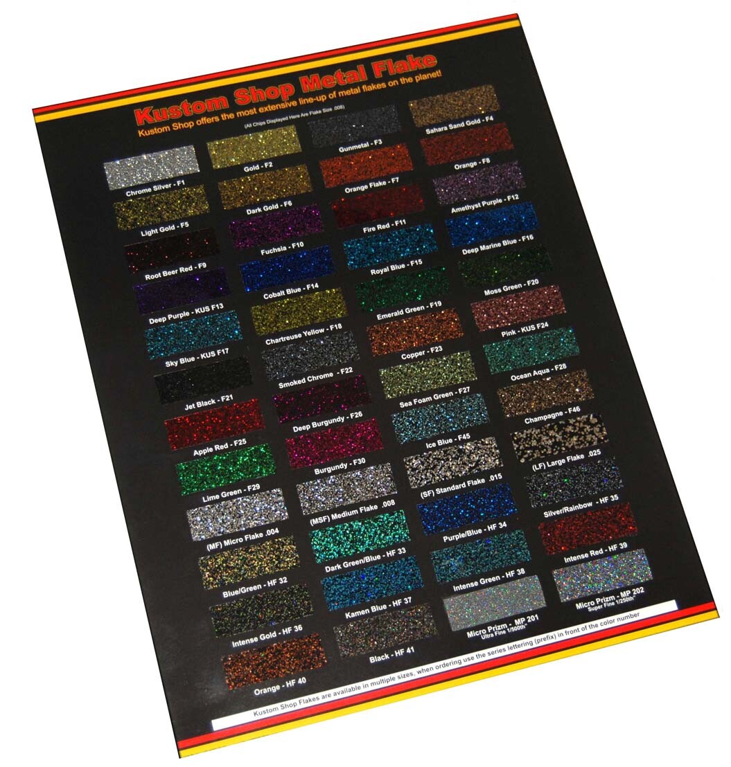 Metallic Auto Paint Color Chart 1958 Dodge