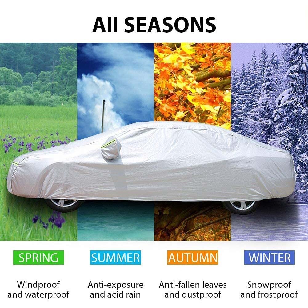 Waterproof Exterior Car Cover UV Protection Sunshade Protection Cover ...