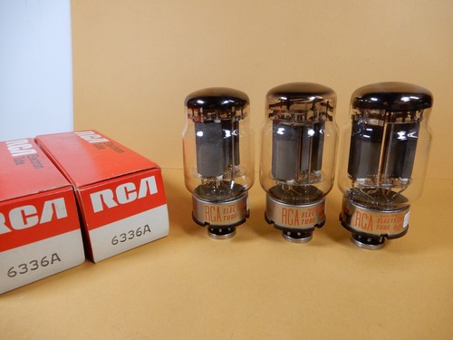 RCA 6336A Vacuum Tubes (3) Amplitrex Tested 121/120% 88/96% & 128/114 ...
