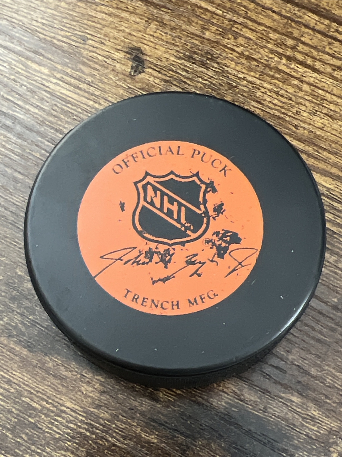 VTG Philadelphia Flyers Official Hockey Puck GENERAL TIRE Trench Made ...