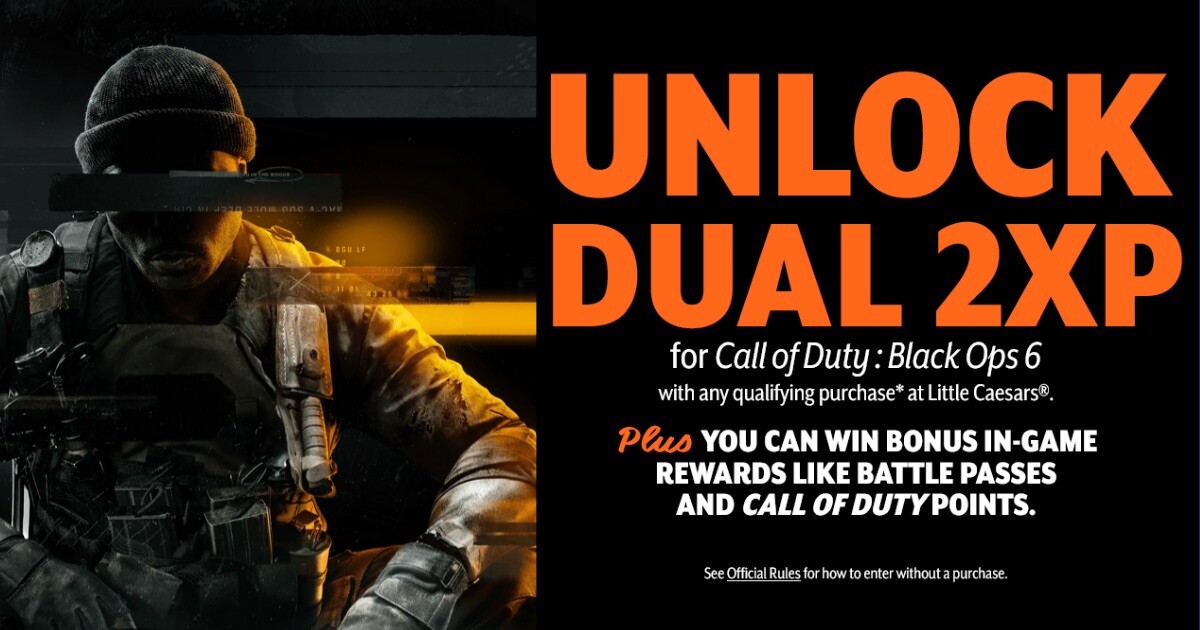CALL OF DUTY BLACK OPS 6 BO6🍕LITTLE CAESARS PROMO🧾INSTANT-‼️READ ...