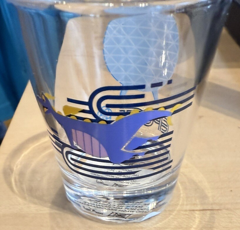 2025 Disney Parks Epcot Glass Spaceship Earth Figment Drinking Rocks ...