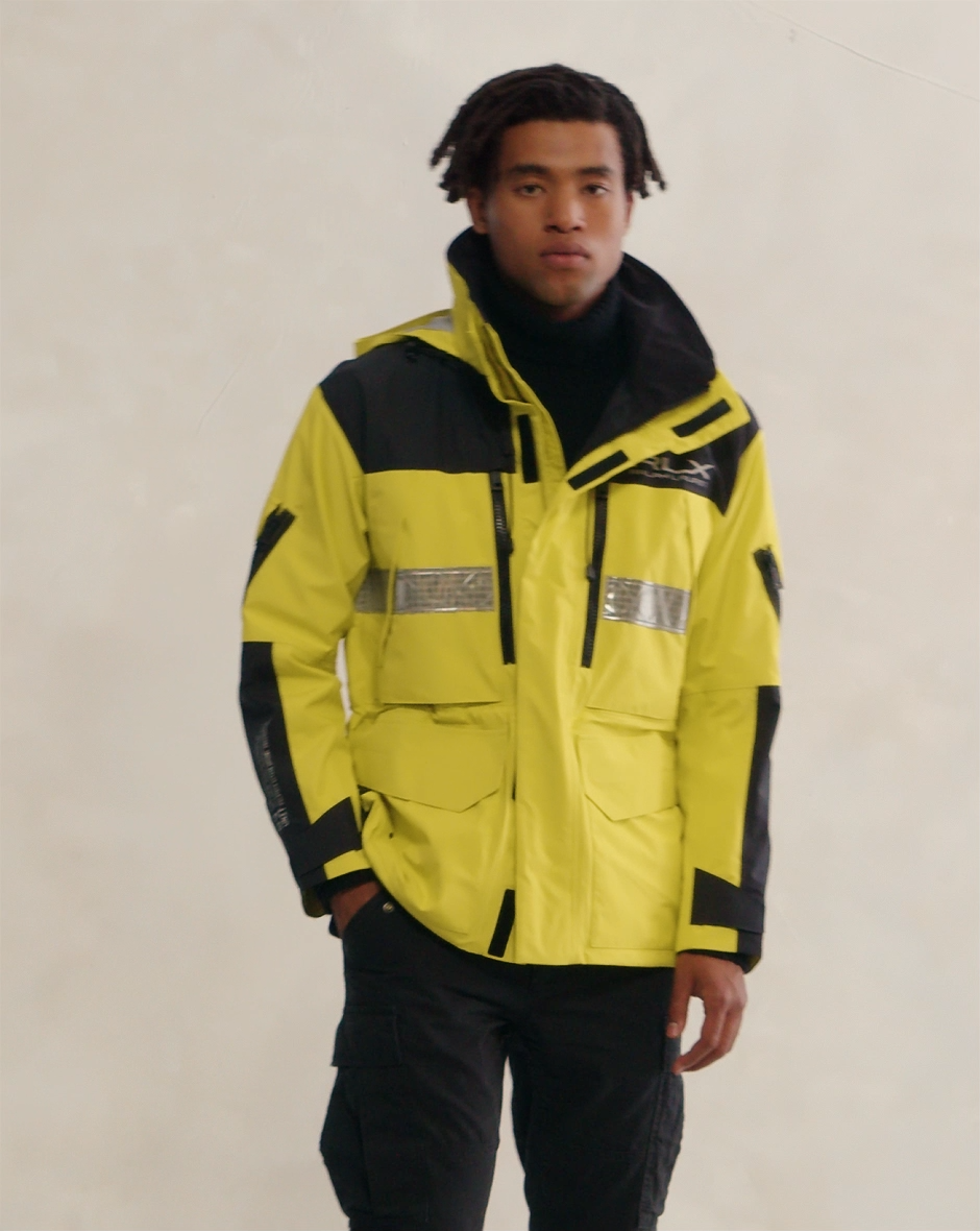 RLX Polo Ralph Lauren Military Army Unit 03 Reflective Rescue Rain Tech ...