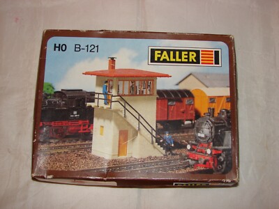 HO MAQUETTE TRAIN ELECTRIQUE POSTE AIGUILLAGE A MONTER FALLER B-121 ...