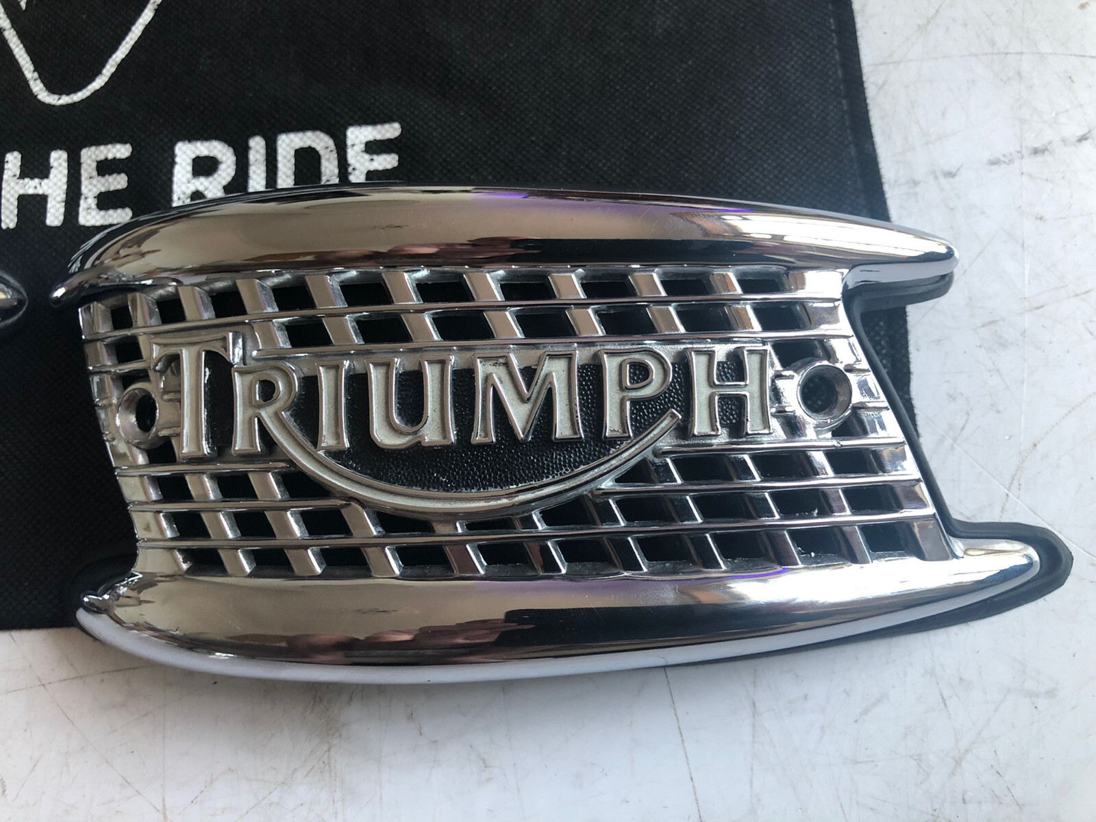 Triumph Adventurer 900 Chrome Tank Badges T3900076/t3900077 Hinckley ...