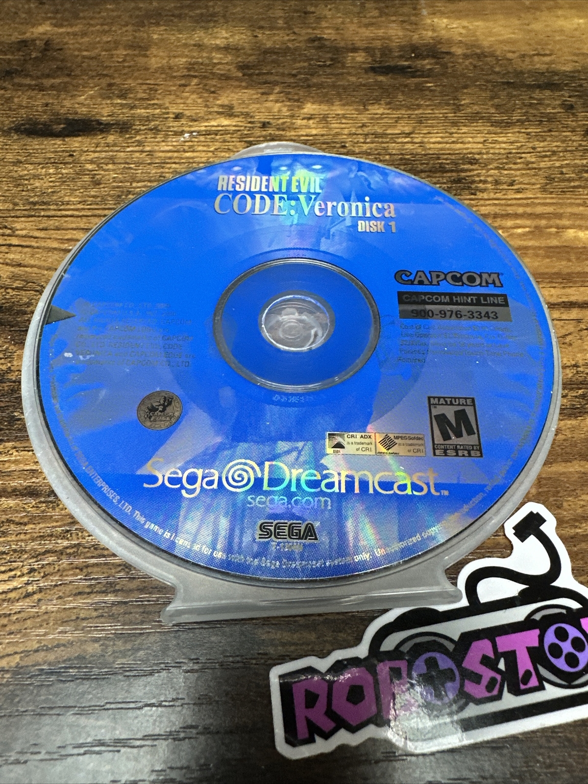 Resident Evil CODE Veronica Disc 1 Only - (Sega Dreamcast) Tested ...