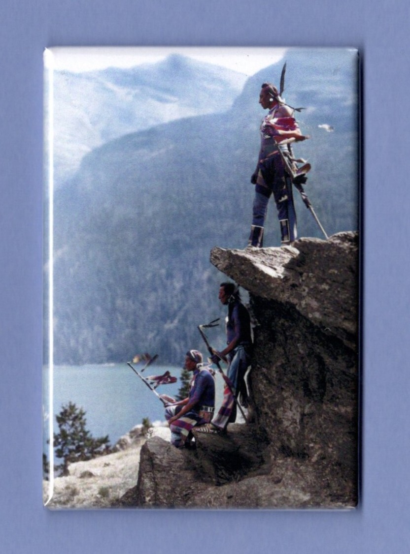 THE EAGLE *2X3 FRIDGE MAGNET* ROLAND REED PHOTOGRAPHY NATIVE AMERICANS ...