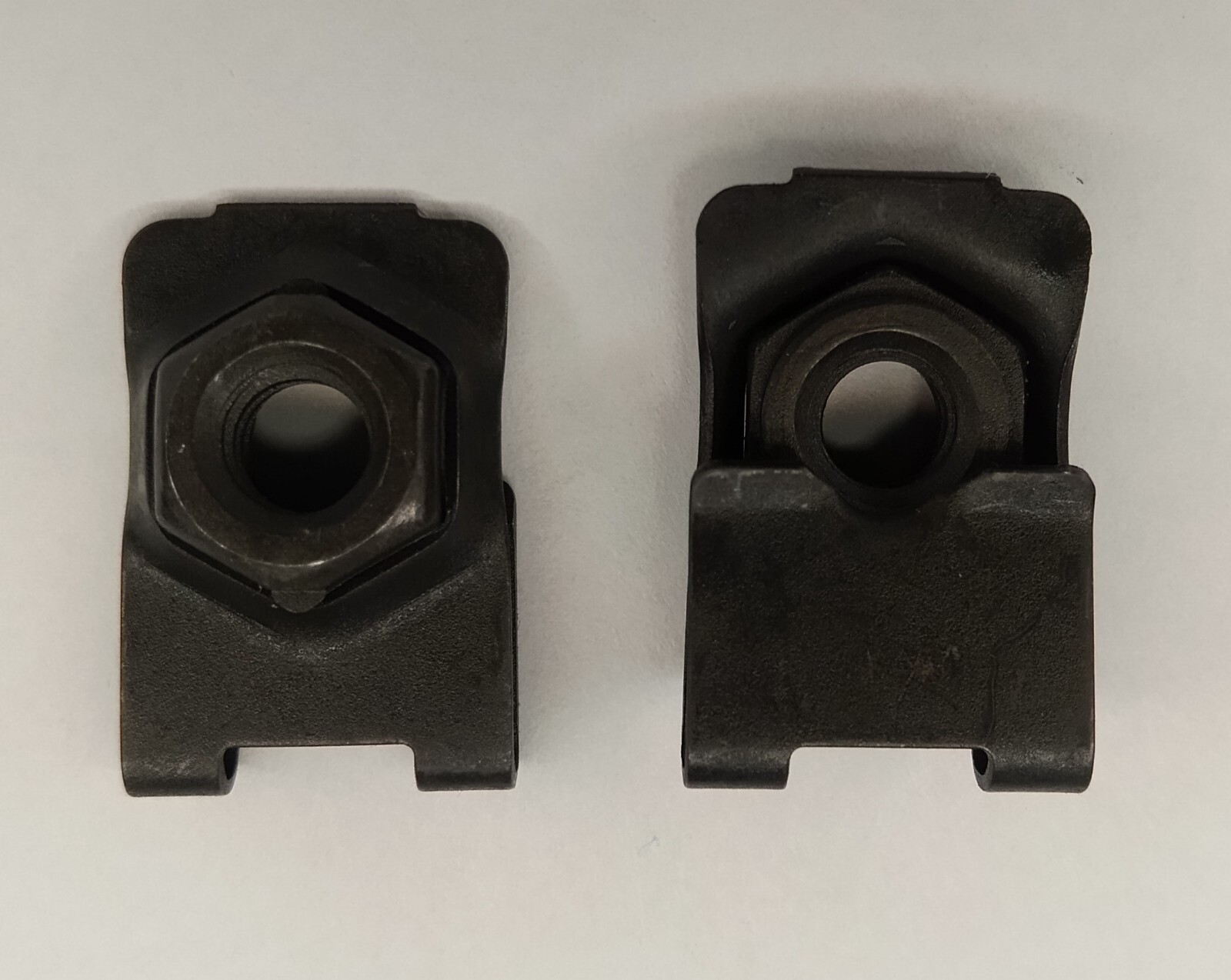 12 pcs. Black Tinnerman Nuts 1/4-20 U-nuts J-nuts body fender well ...