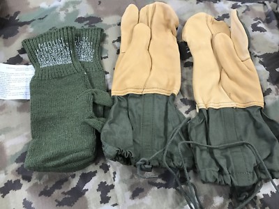 USGI Cold Weather Trigger Finger Mittens M1965 OD NOS | eBay
