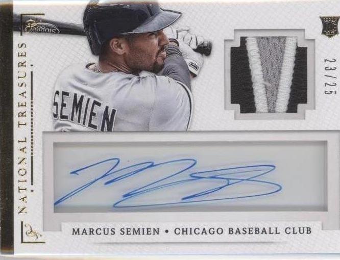 2014 Panini National Treasures - Treasure Signature Materials Marcus ...