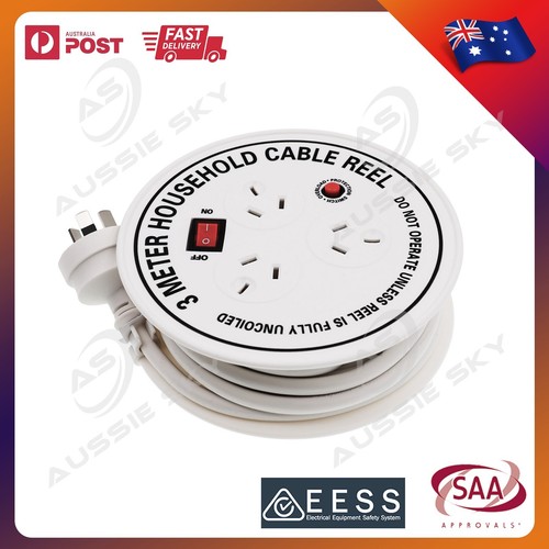 3 Outlets Round Power board Overload Protection Master Switch 3M ...