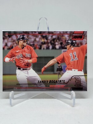 2022 Topps Stadium Club Xander Bogaerts #73 Red Foil Parallel E3D | eBay