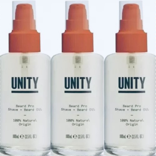New 3 x Unity Cosmetics 100ml Beard Pro Shave & Beard Oil | eBay UK