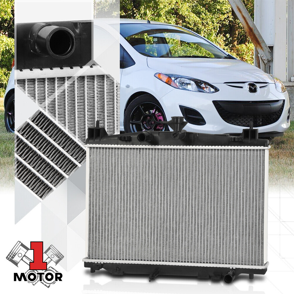 Aluminum Core Cooling Radiator OE Replacement for 11-14 Mazda 2 Mazda2 ...