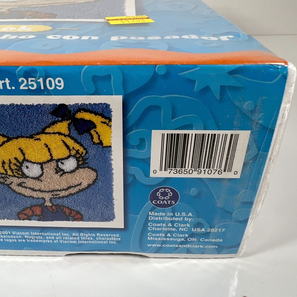Rugrats 10th Anniversary Angelica Latch Hook by J&P Coats (24"x 24 ...