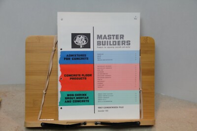 Master Builders 1967 File Cleveland OH 16pg spine is weak Brochure ...