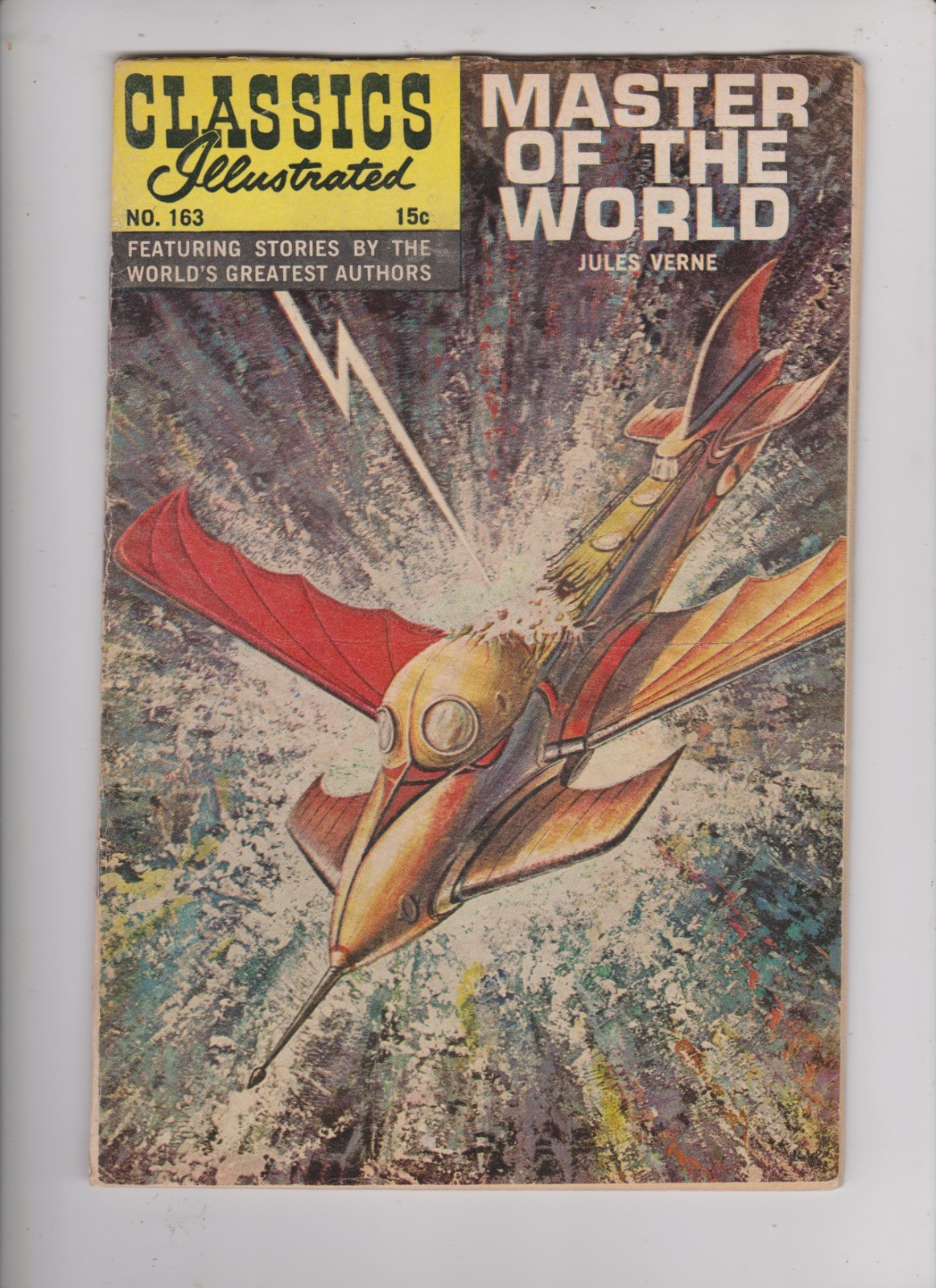 CLASSICS ILLUSTRATED # 163: MASTER OF THE WORLD VG/FN HRN: 163 1stEd ...