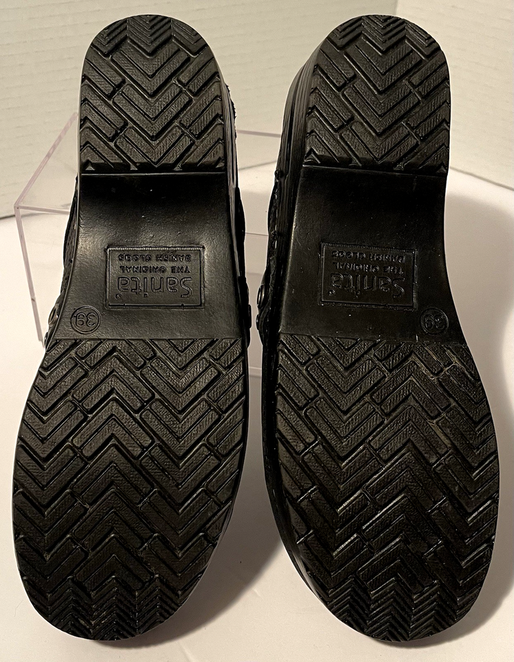 Sanita Caddo 39 Professional Studded Clogs Embossed Leather Women's 8.5 ...