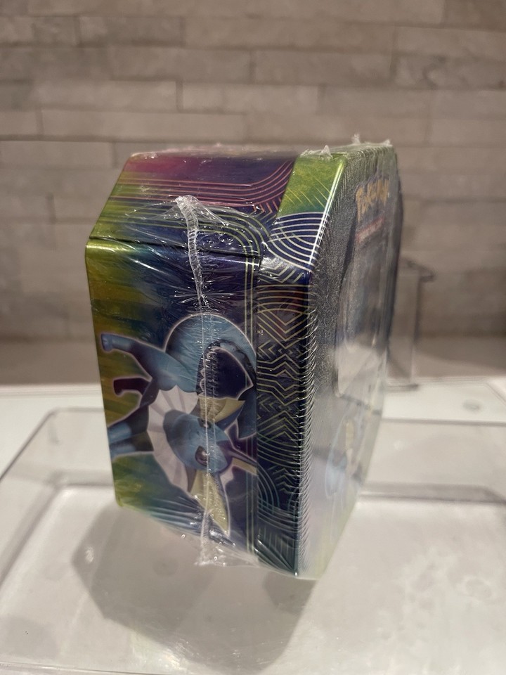 Pokemon TCG Elemental Power Tin Featuring Vaporeon Gx Promo Card SEALED ...