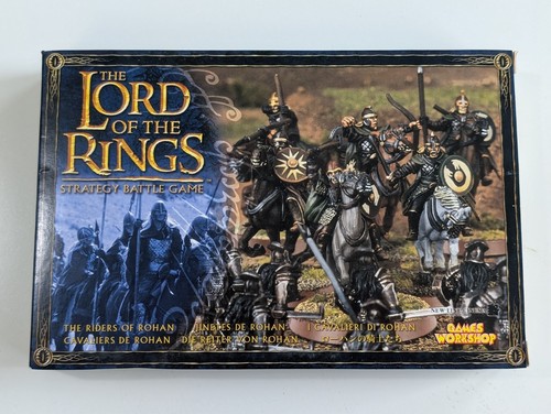GW Lord of the Rings RIDERS OF ROHAN Cavalry Figure Set - New on Sprue ...