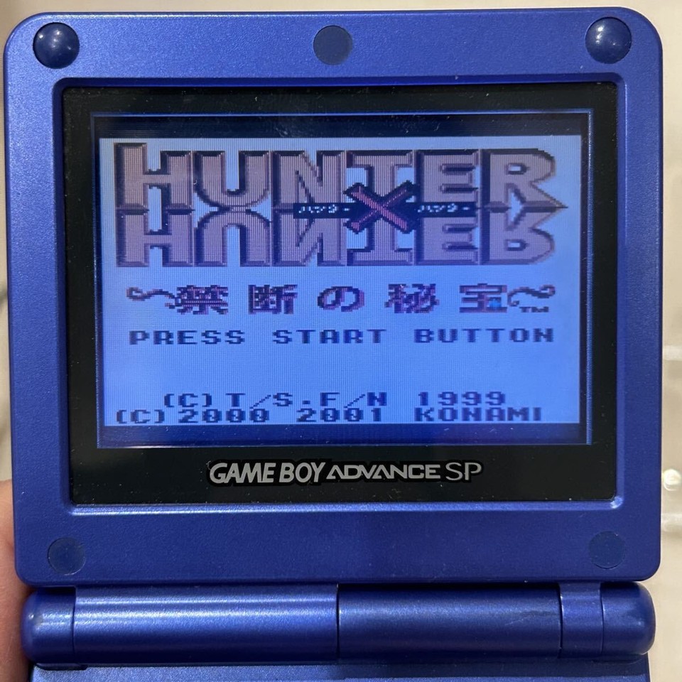 Nintendo Hunter x Hunter Game Boy Color Box Manual Excellent Anime RPG ...