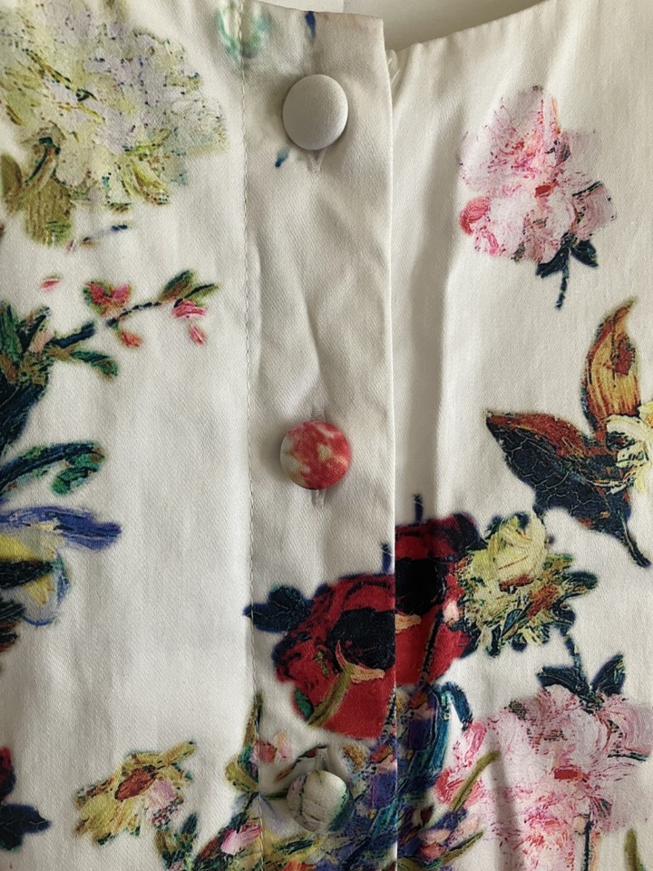 Talbots Floral Spring Sheath Dress Size 14 | eBay