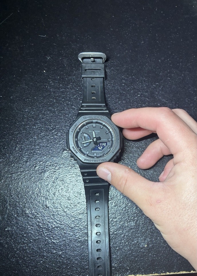 Casio G-Shock WR20Bar Men's Watch 51mm Dark Grey Face and Strap. | eBay