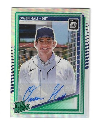 Owen Hall 2025 Donruss Optic Prizm Auto | eBay