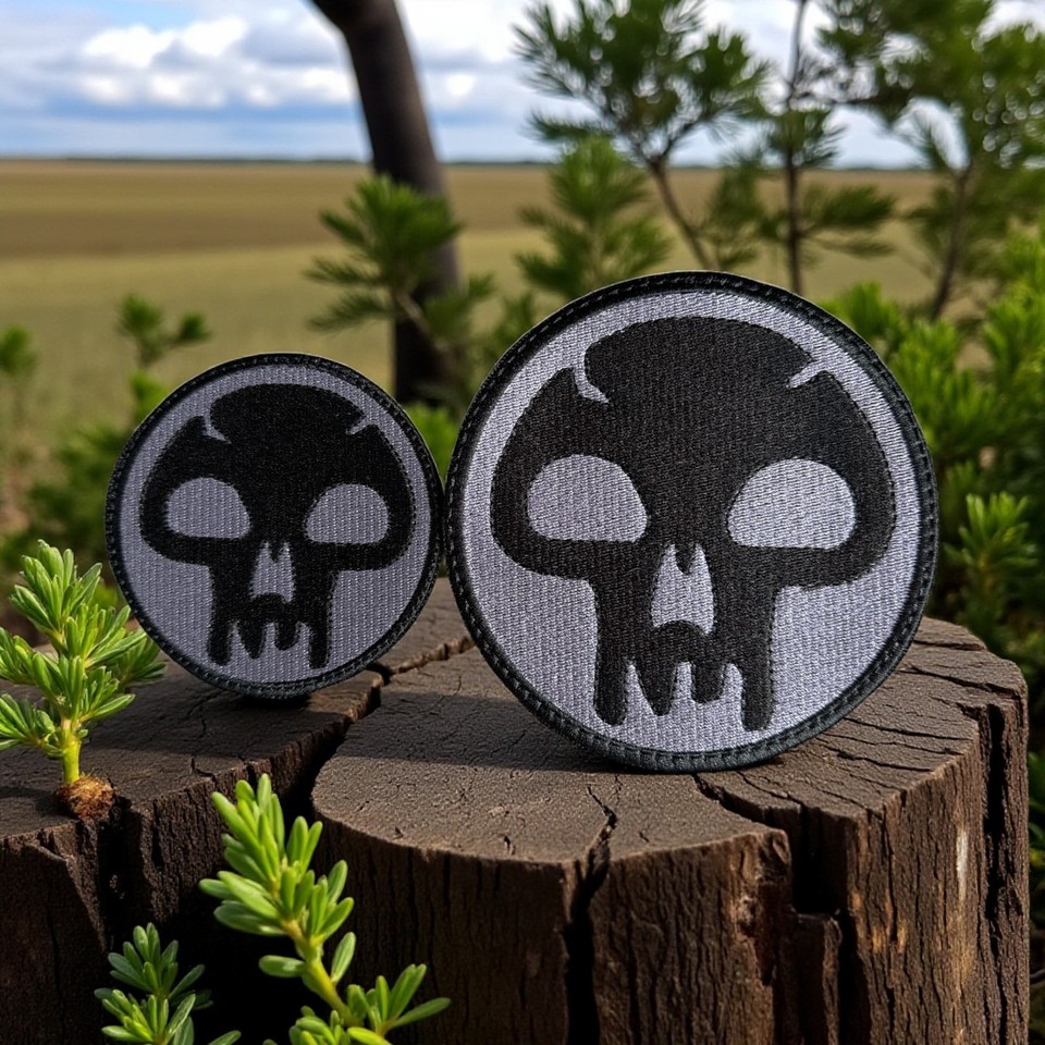 Black Mana Magic the Gathering Embroidery Patch Multi sizes 3.5" - 5 ...