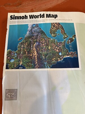 Pokemon Sinnoh Map