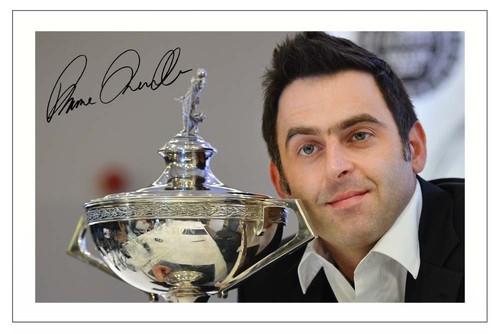 RONNIE O'SULLIVAN Signed Autograph PHOTO Fan Gift Signature Print World ...