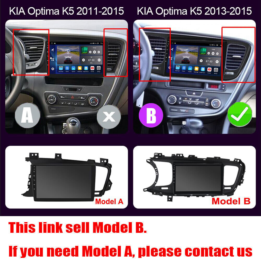 Car Radio Stereo For Kia Optima K5 2013-2015 Apple Carplay Android 13 ...