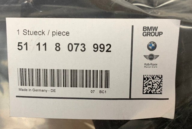 Genuine BMW G11 G12 730d 730dX 730i 730Ld Insert Bumper Front Right ...